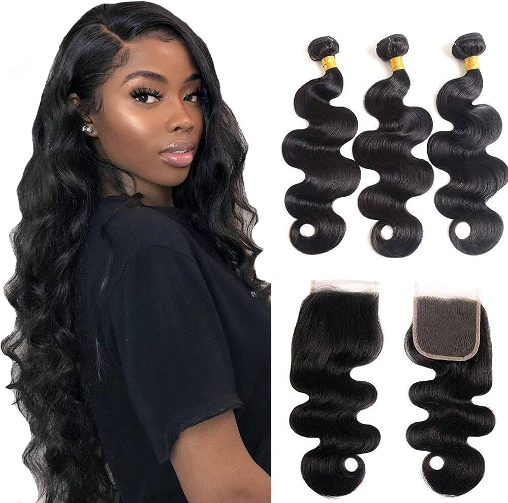 Body Wave 3 Bundles With Closure 100% Human Hair – Modern Show Hair