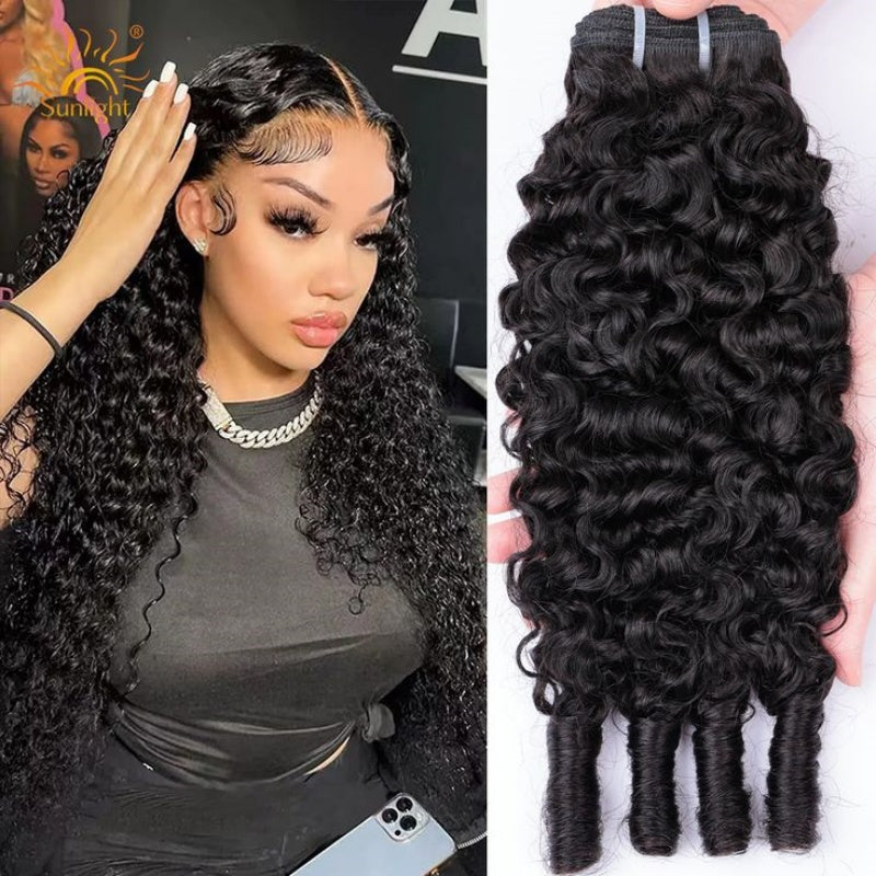 Modern Show Hair Natural Color 3 Bundles Burmese Curly Human Hair