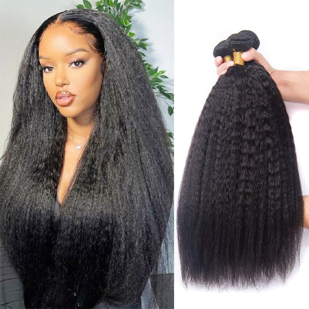 Yaki Straight 3 Bundles 100% Brazilian Virgin Human Hair – Modern Show Hair